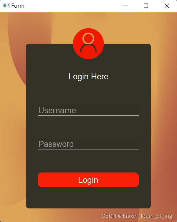 qt登录页面-CSDN博客