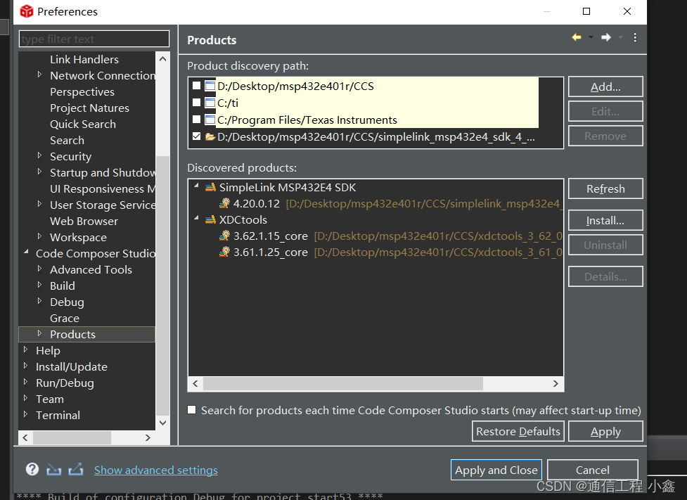 CCS错误：cannot open source file “ti/devices/msp432e4/driverlib/driverlib.h“_ccs cannot open source ...