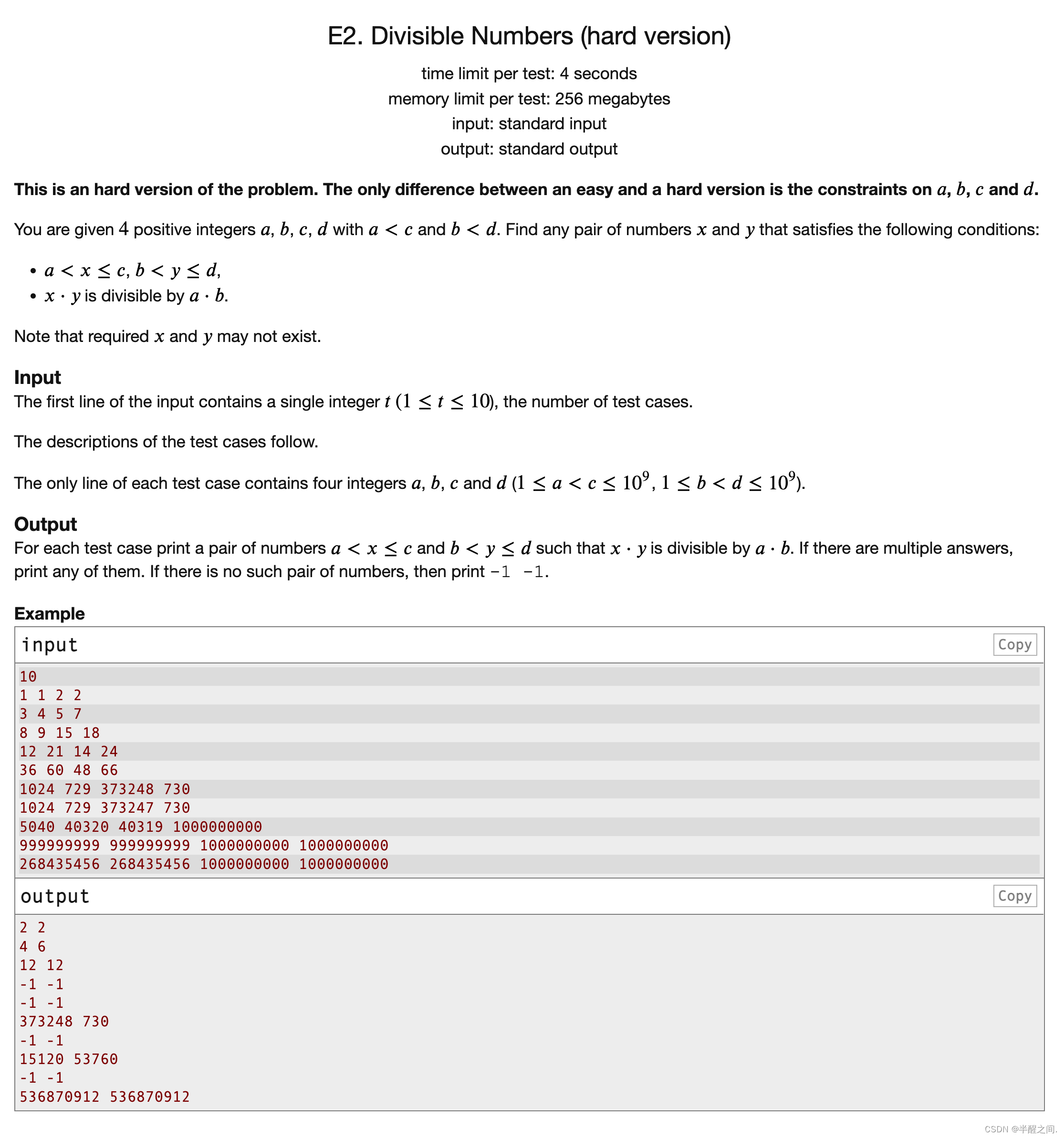 Codeforces Round #828 (Div. 3) E2. Divisible Numbers (hard version)-CSDN博客