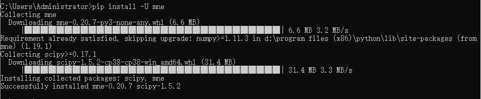 Python中安装部分库----matplotlib,pyedflib,mne,sklearn_pyedflib库安装-CSDN博客