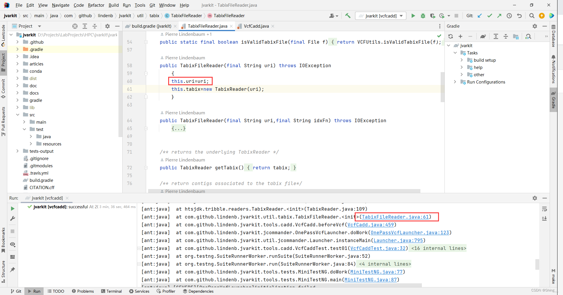 jvarkit包问题反馈：构建成功，部分方法测试失败第4类错误分析_info [ser-tms-tm-jike,,,] 96587 --- [nio-9765-exec-CSDN博客