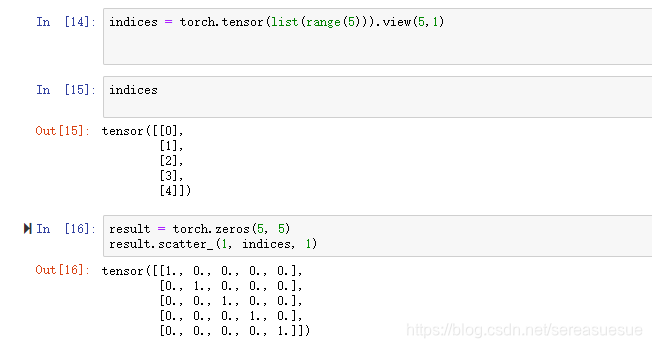 PyTorch学习系统之 scatter() 函数详解 one hot 编码_scatter函数-CSDN博客