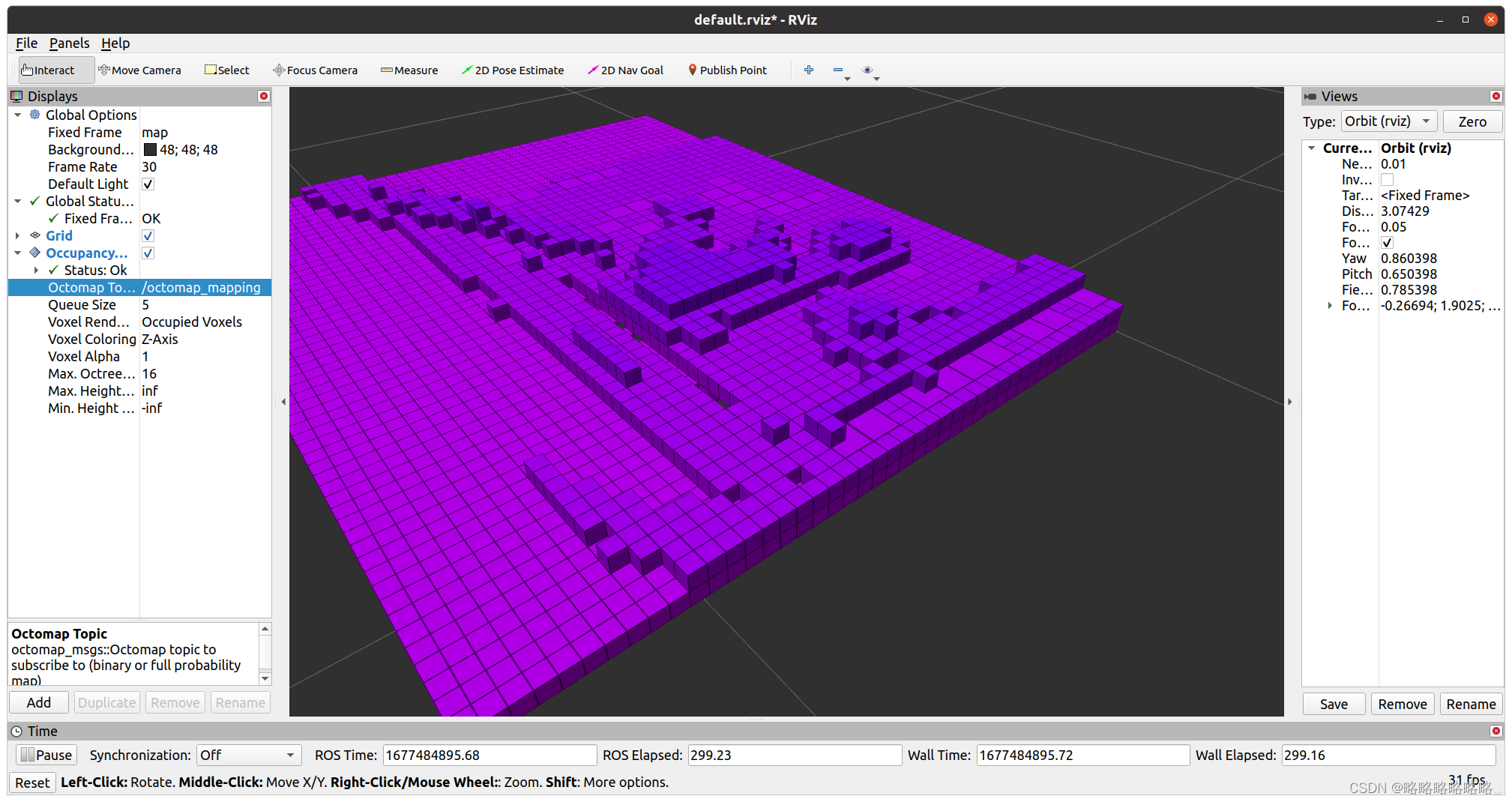 对数据包的点云数据构建八叉树地图_pointclouds2 octomap-CSDN博客