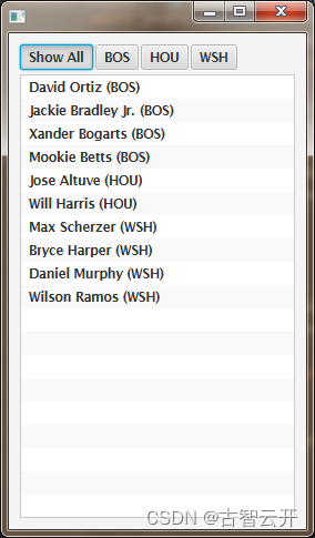 JavaFx 用户界面控件2——ListView_javafx listview-CSDN博客