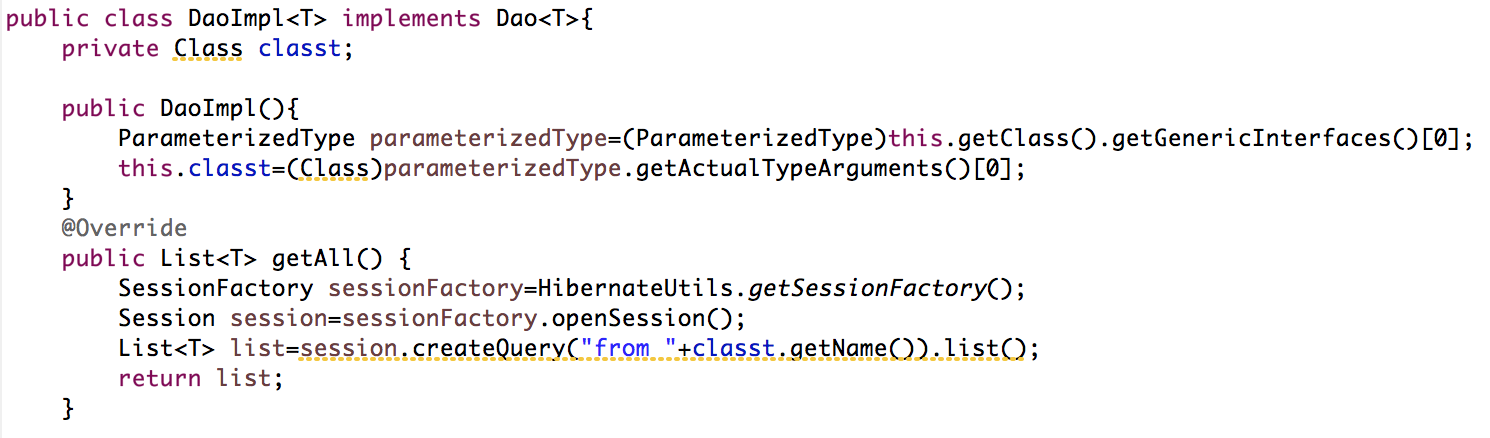 [Hibernate重构Dao插曲]-java.lang.Class cannot be cast to java.lang.reflect.ParameterizedType错误...-CSDN博客