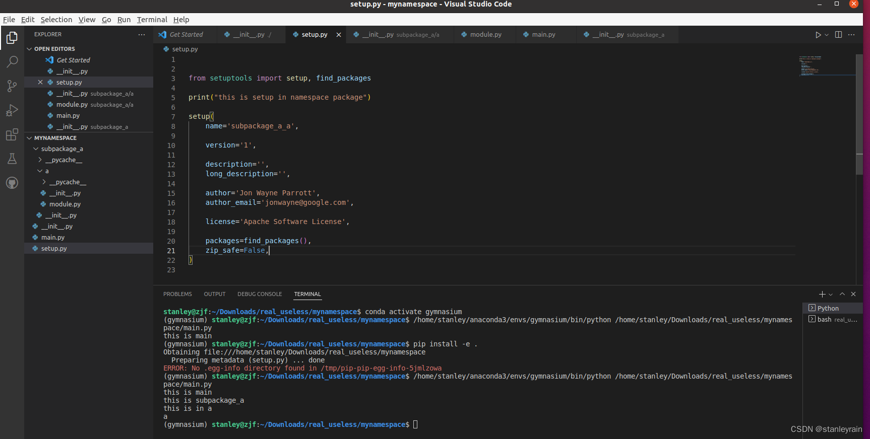 Python的命名空间的问题同一namespace Csdn博客