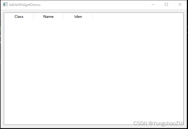 QTableWidget（常用功能记录）_qt selectrow内存-CSDN博客