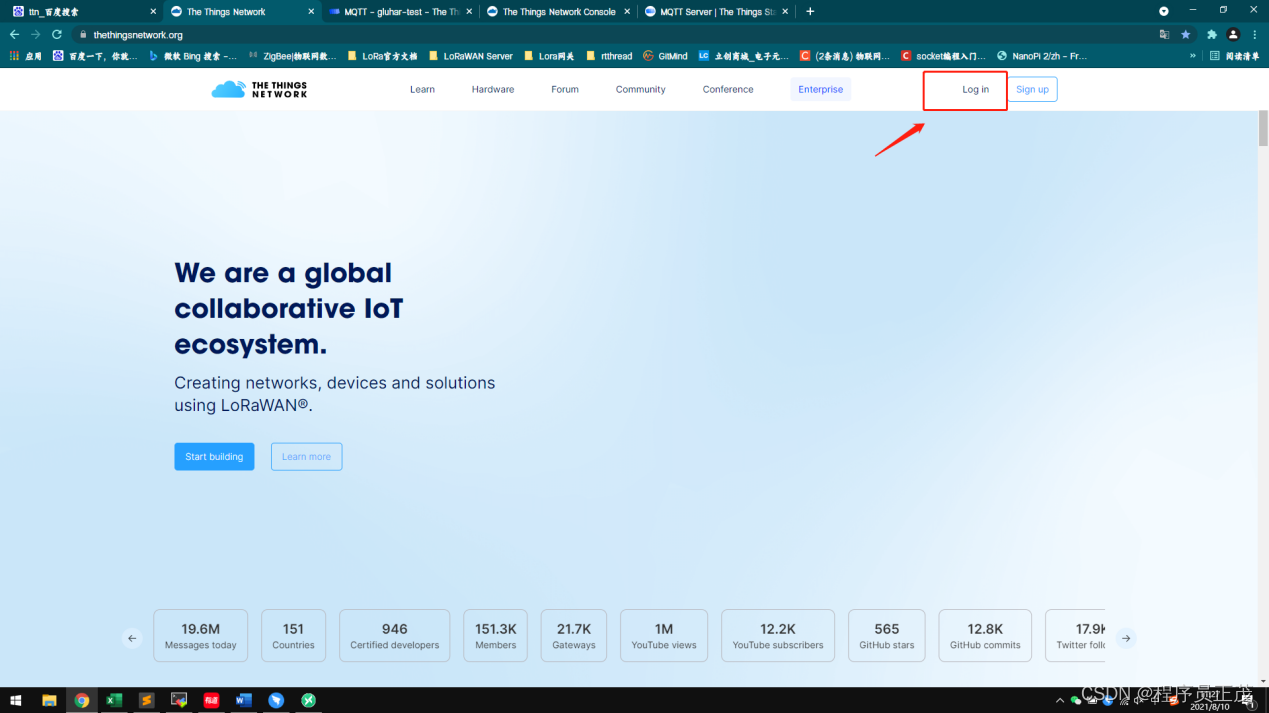TTN服务器LoRaWAN网关配置流程_lorawan915-CSDN博客