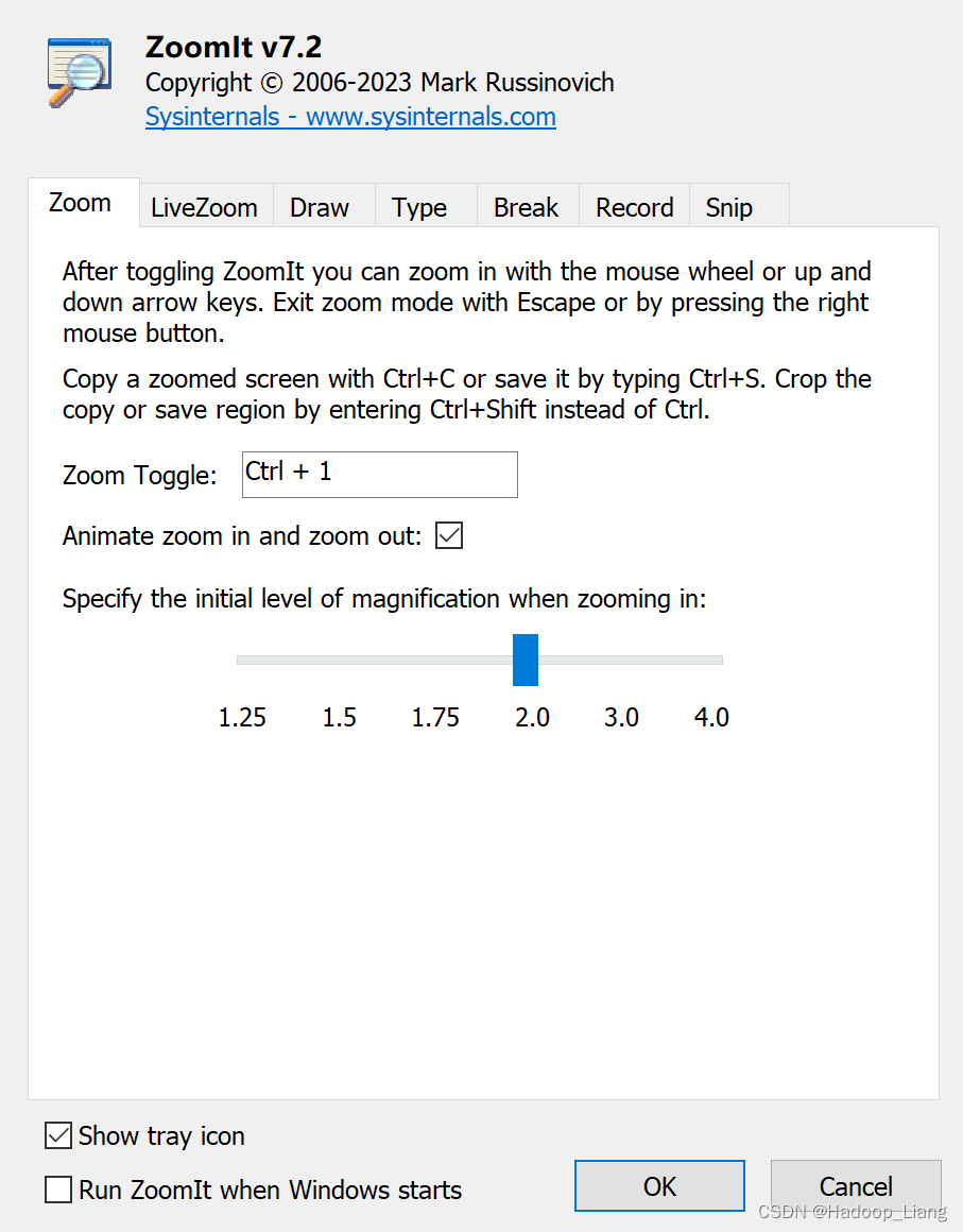 屏幕画笔工具--ZoomIt-CSDN博客