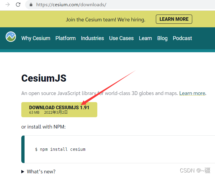 cesium本地部署、在线部署-CSDN博客