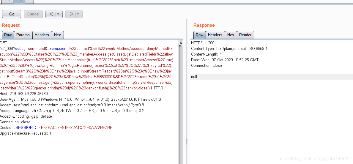 Apache Struts2远程代码执行漏洞(S2-008)复现总结_主要是利用对传入参数没有严格限制,导致多个地方可以执行恶意代码,传入?debug=com-CSDN博客