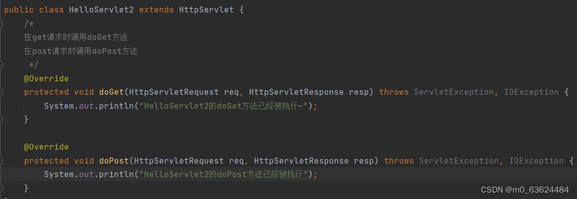 通过继承ervlet实现servlet程序 Csdn博客