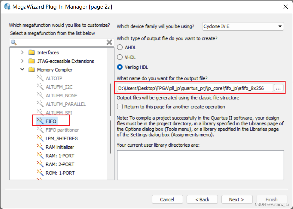 Verilog学习笔记（fifo Ip核的使用）verilog Fifo Ip核 Csdn博客