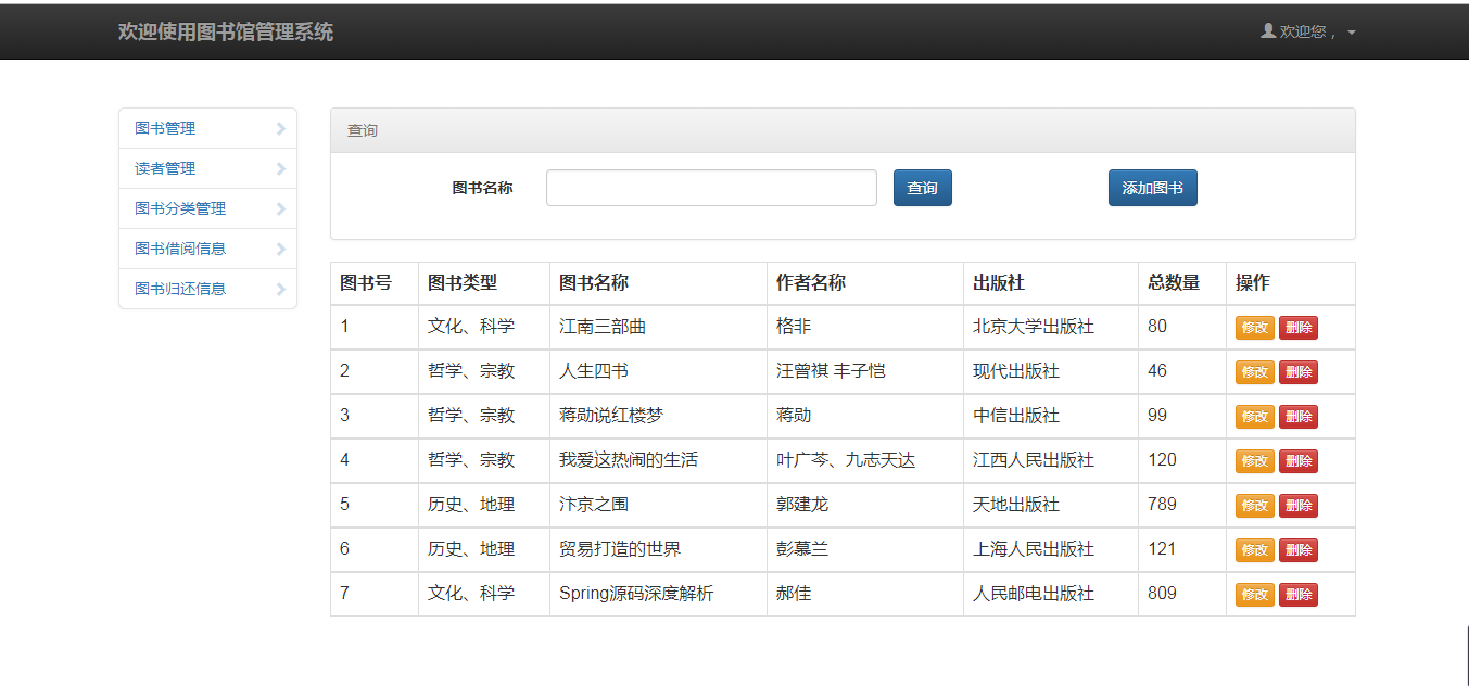 javaweb基于servlet开发图书馆管理系统源码 图书查找、借阅、还书_servelt图书管理-CSDN博客