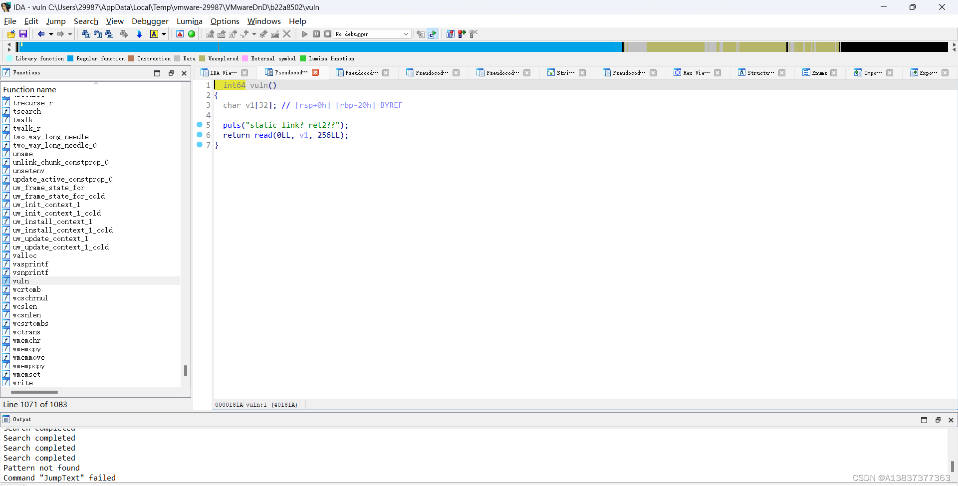 XYCTF --PWN_xyctfpwnwp-CSDN博客