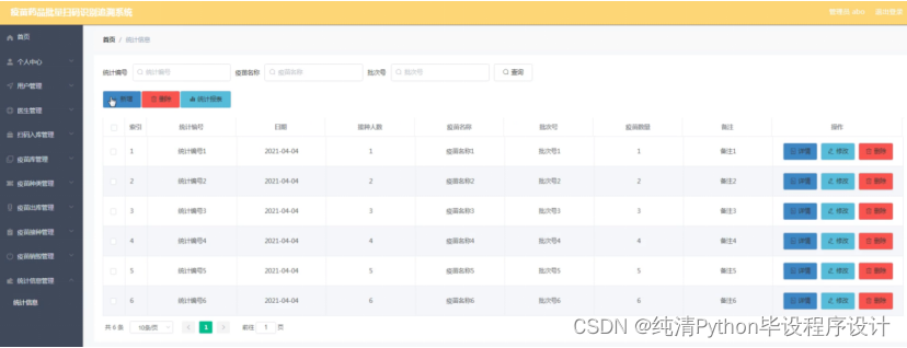 Django计算机毕业设计疫苗药品批量扫码识别追溯系统python源码程序lw远程部署django扫码入库 Csdn博客