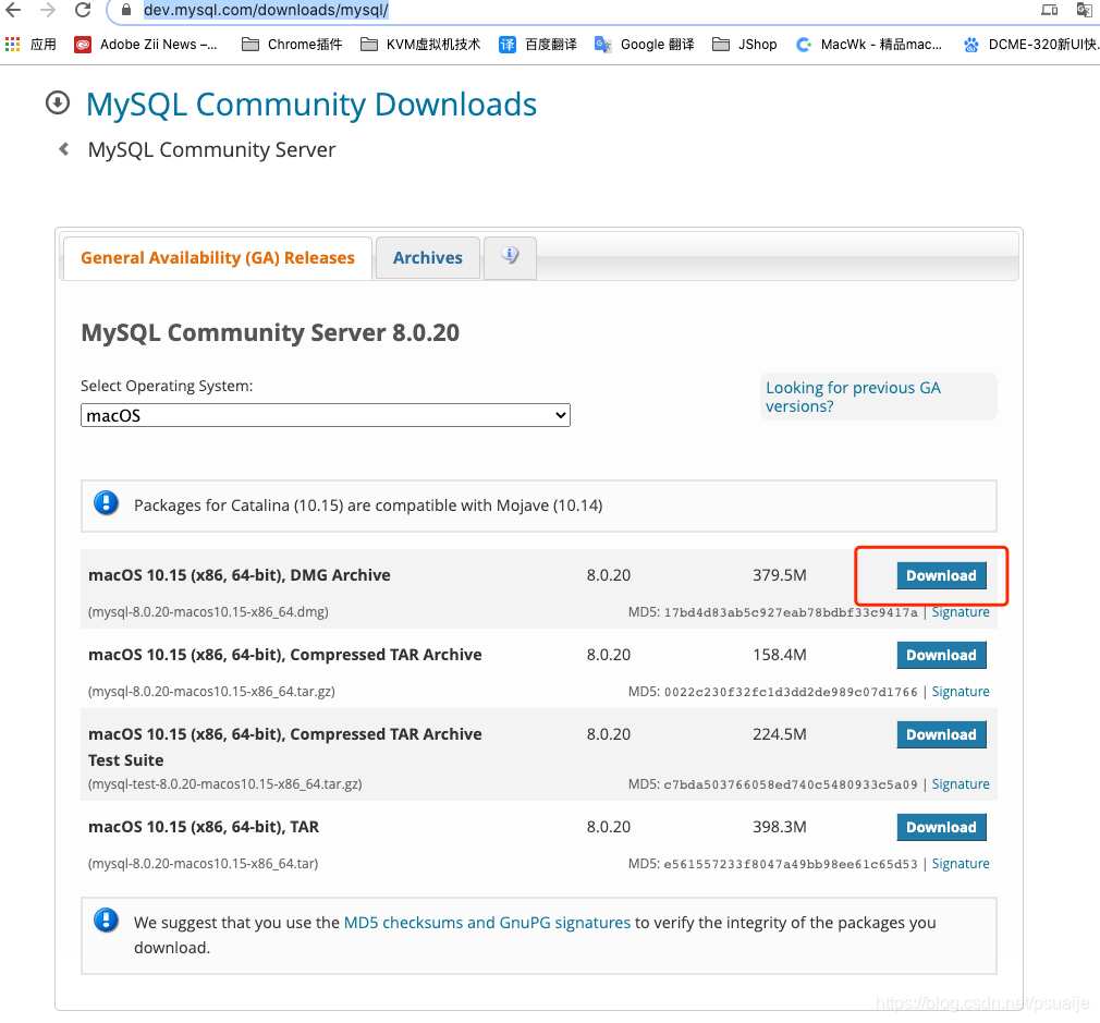 四.【Python3.8+Django3.0从零开始系列】Mac OS Catalina 10.15.5 安装Mysql8.0_catalina 安装mysql8-CSDN博客