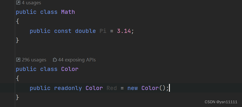 const和readonly关键字区别_1、简述const和readonly的作用及区别-CSDN博客