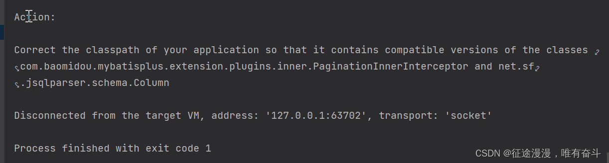 Correct the classpath of your application so that it contains compatible versions of the ...