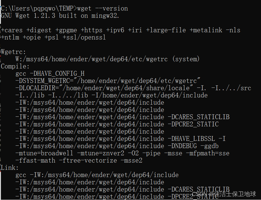 windows安装wget的方法_window安装wegt命令-CSDN博客