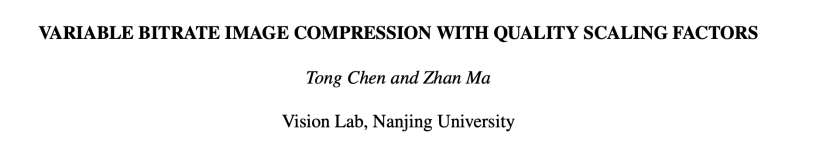 论文详解：具有质量比例因子的可变比特率图像压缩_variable bitrate image compression with quality sc-CSDN博客