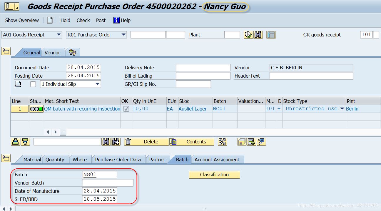 SAP QM Inspection lot creation: Recurring inspection_sap recurring inspection-CSDN博客