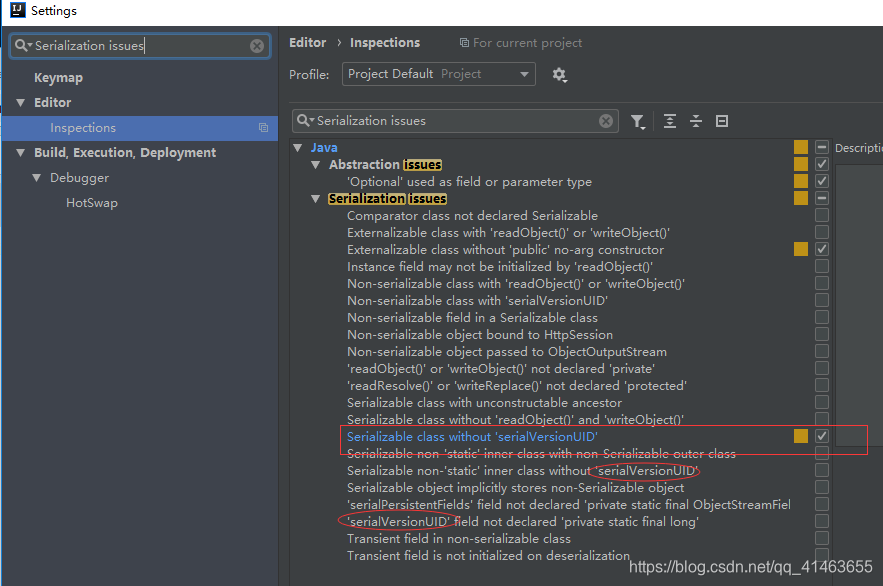 IntelliJ Idea -- 自动生成序列化 UUID_idea uuid-CSDN博客
