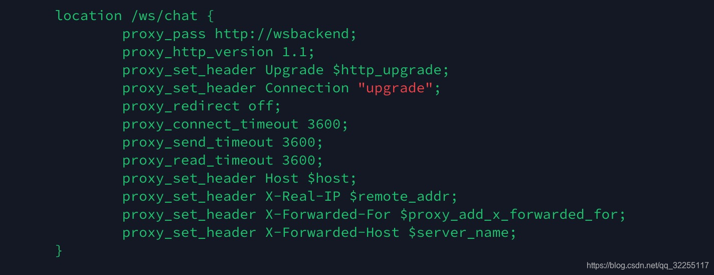 app移动端连接nginx时，总报错recv() failed (104: Connection reset by peer) while proxying upgraded ...
