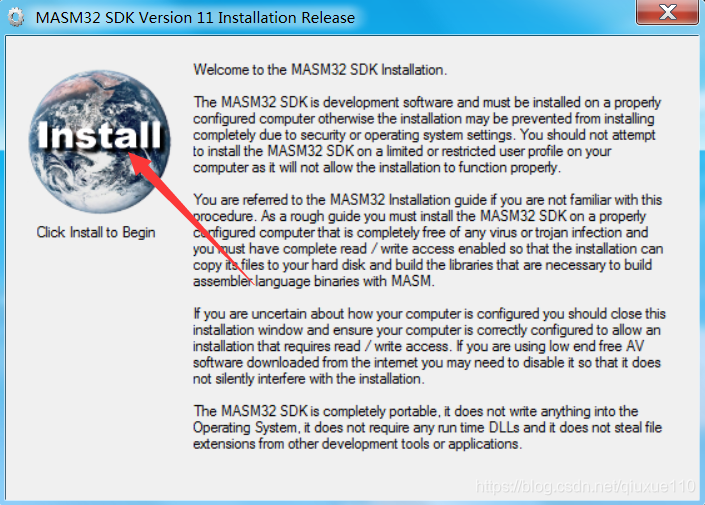 Win32汇编环境搭建教程（MASM32 SDK）_masm32 sdk version 11-CSDN博客
