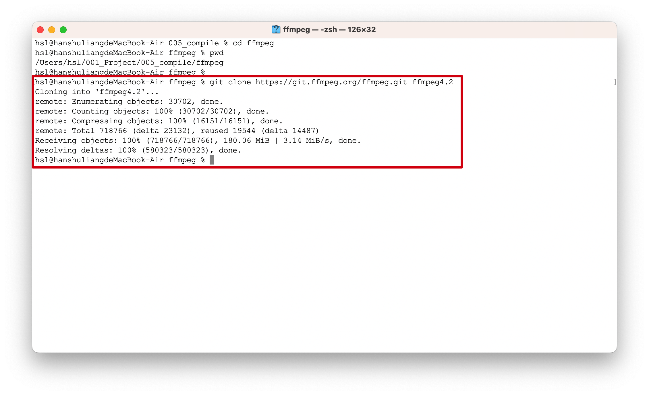 【FFmpeg】在 Mac OS 中编译 FFmpeg 源码 ② ( 下载 FFmpeg 源码 | 源码编译配置 | 源码编译 | 安装库文件 | 配置环境变量 )_mac 编译ffmpeg ...
