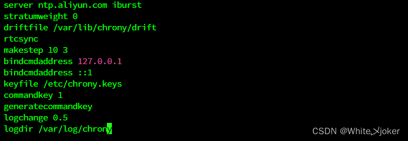 LInux之chrony服务器_chronyd 频率和值-CSDN博客