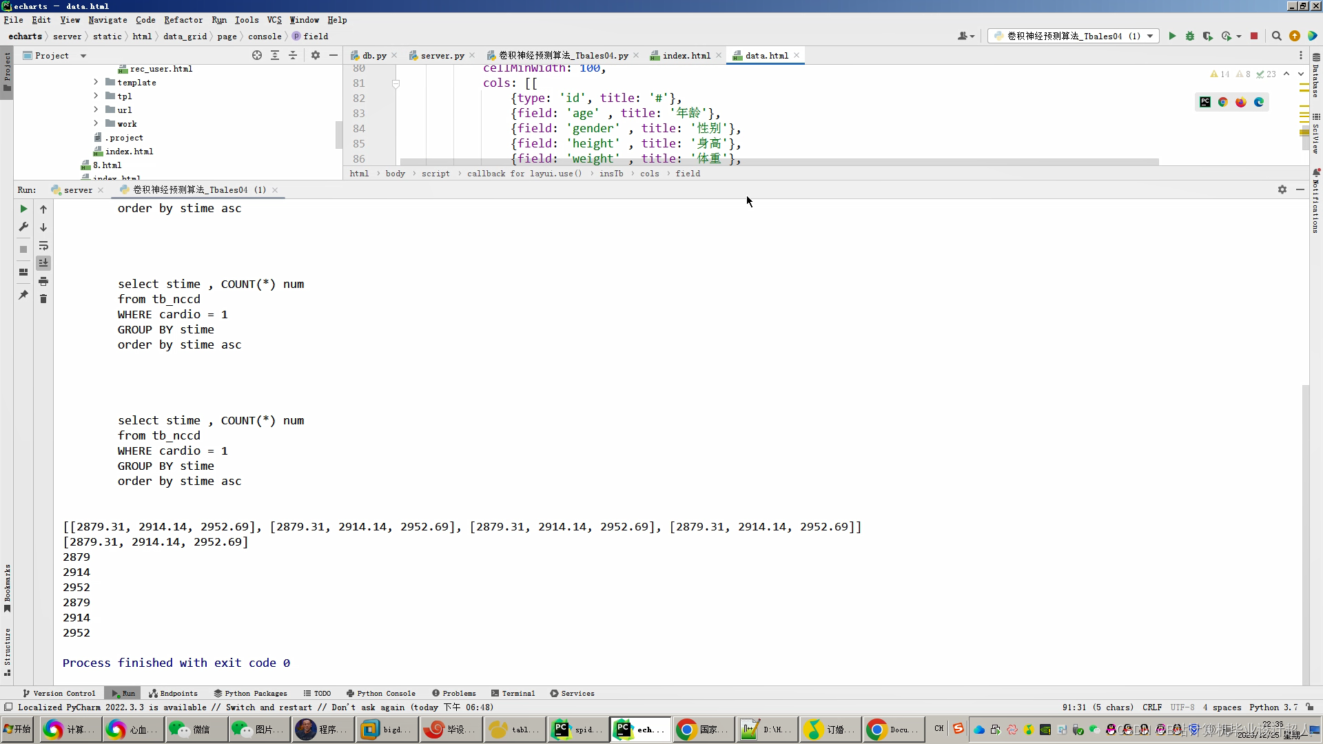 大数据毕业设计hadoophive心血管疾病预测系统 医学大数据分析 心血管疾病分析大屏 医学数据分析 大数据毕业设计 Flink Spark 计算机毕业设计基于hadoop的a公司重疾