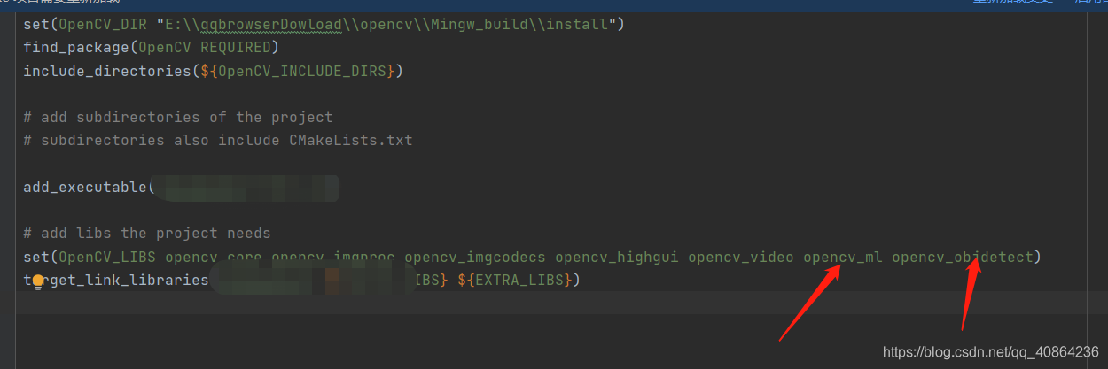 clion 编译出现undefined reference to `cv::ml::SVM::create()‘的原因：对应的SVM库没有添加上去-CSDN博客