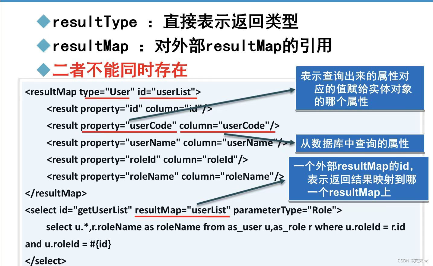 mybatis中resultMap和resultType的区别_mybatis中resulttype和resultmap区别-CSDN博客