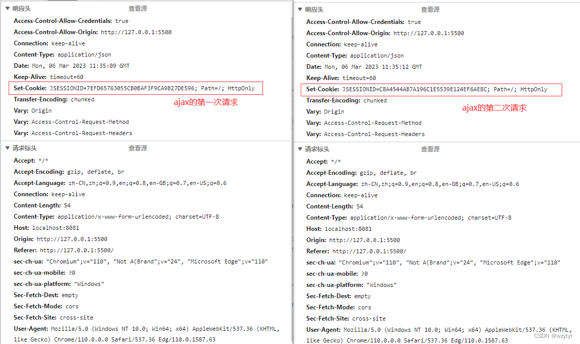 关于两次访问接口的sessionid不一致问题_两次请求session不一致-CSDN博客