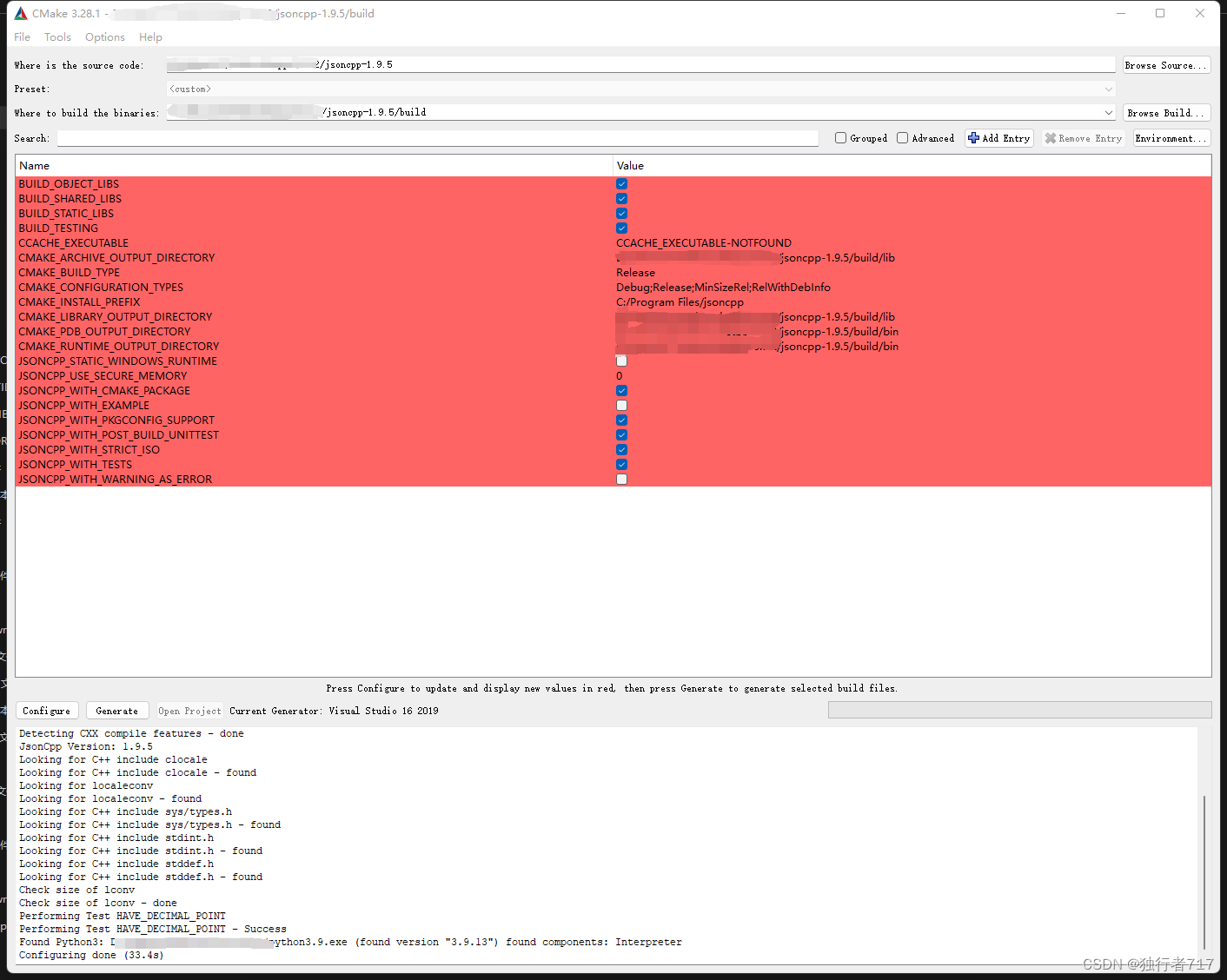 Windows VS2019 JsonCpp库下载编译_windows下载jsoncpp-CSDN博客
