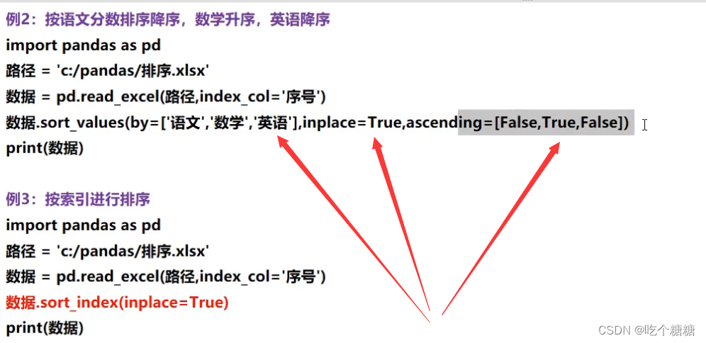11 pandas排序_头歌 第11关:排序 pandas基本操作-CSDN博客
