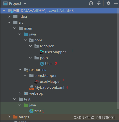 IDEA中用Mybatis连接MySQL方法_idea mybatis 连接数据库-CSDN博客