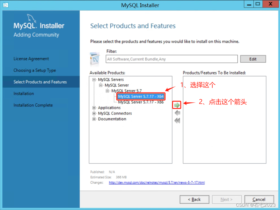 MySQL5.7安装超详细步骤_mysql5.7安装server only-CSDN博客