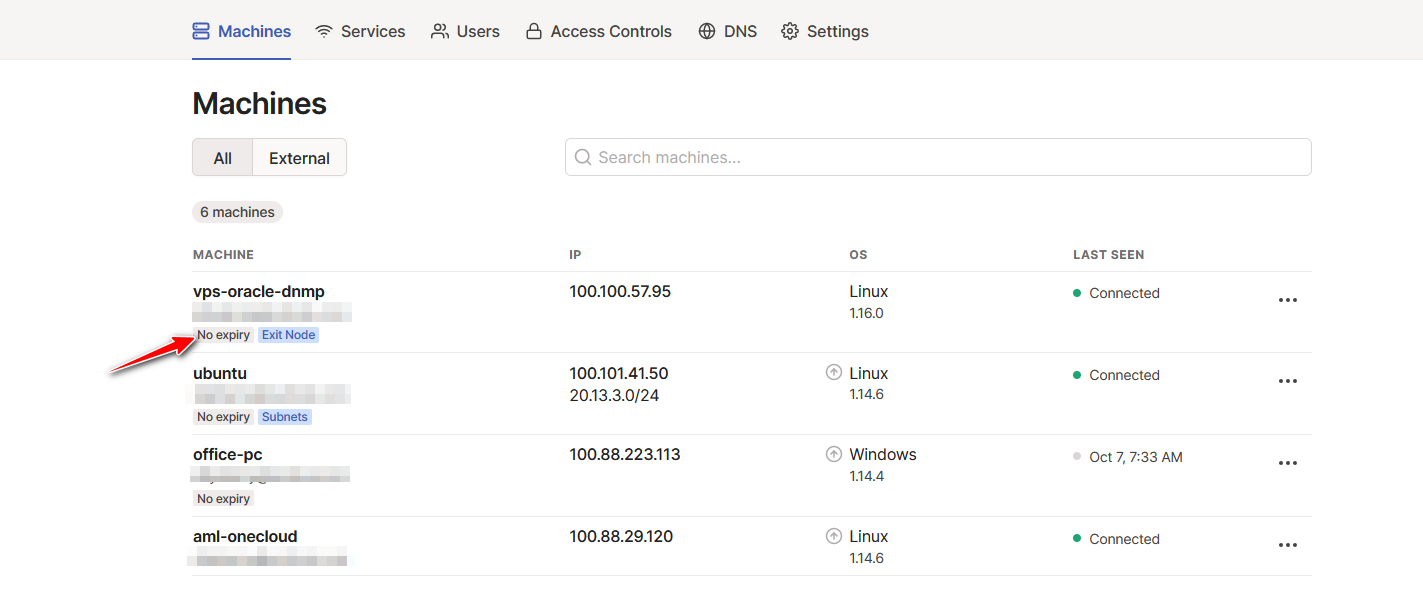 TailScale 实现「出口节点」Exit Node（导向所有流量经这出口节点_tailscale exitnode-CSDN博客