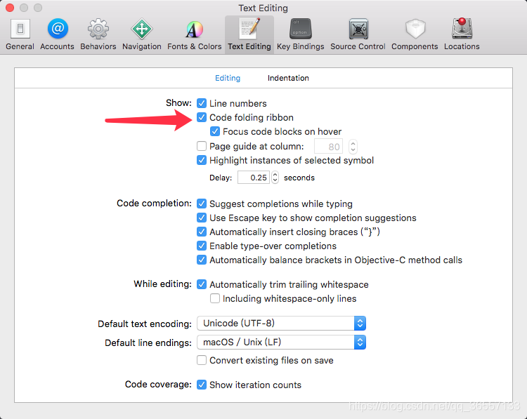 Xcode如何将函数折叠、展开？_code folding ribbon-CSDN博客