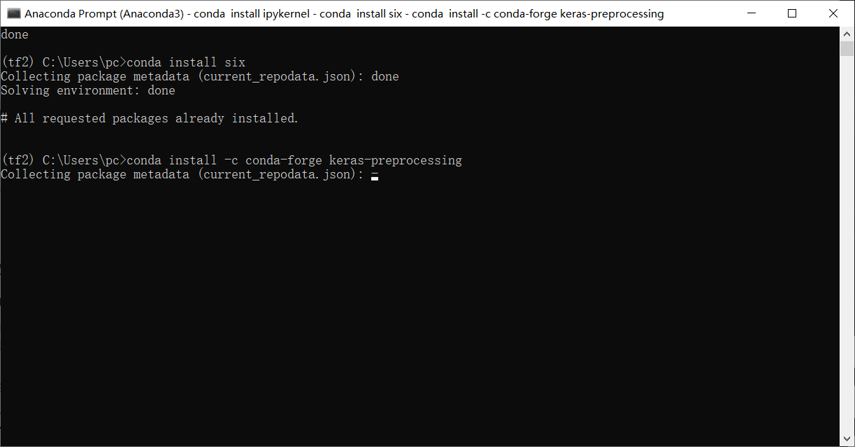 Kears导入出现modulenotfounderror No Module Named ‘keraspreprocessing‘ 的问题解决no Module Named Keras 8709