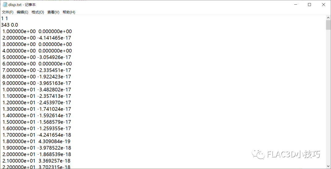 svn找不到节点_新手向——FLAC3D6.0如何输出节点位移-CSDN博客