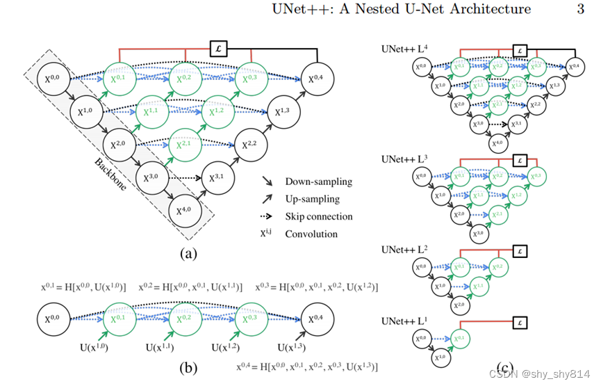 UNet++: A Nested U-Net Architecturefor Medical Image Segmentation论文详解 ...