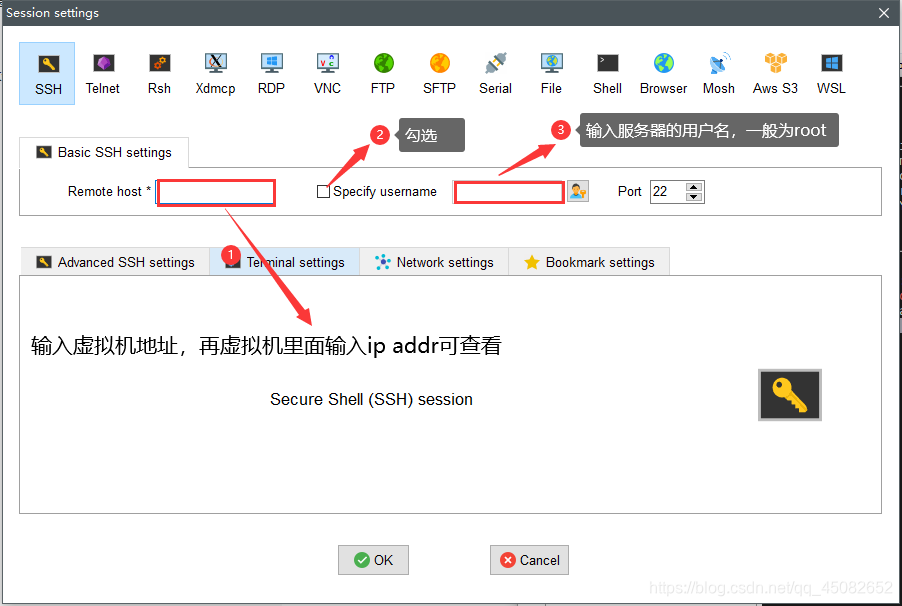 MobaXterm连接虚拟机时出现Access denied_mobaxterm的ssh连接显示access denied-CSDN博客