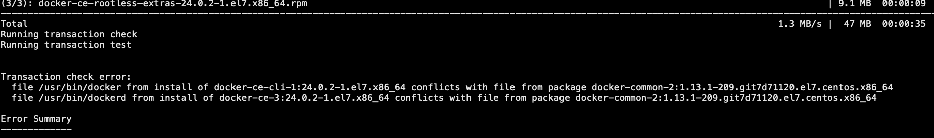 linux docker安装及报错处理_linux安装docker报错-CSDN博客