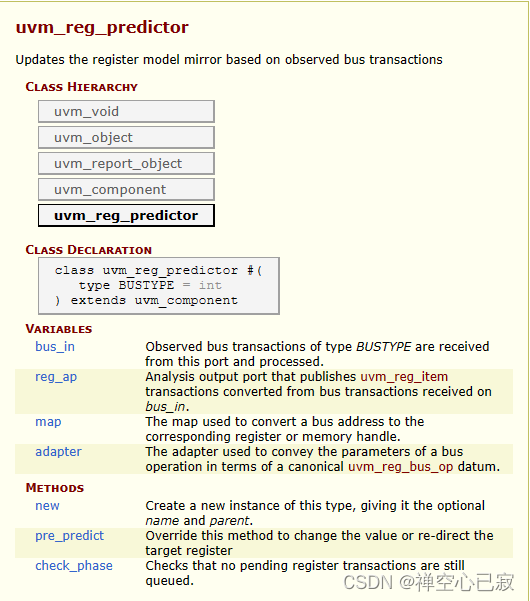 关于uvm_reg_predictor #() predictor_uvm reg predictor-CSDN博客