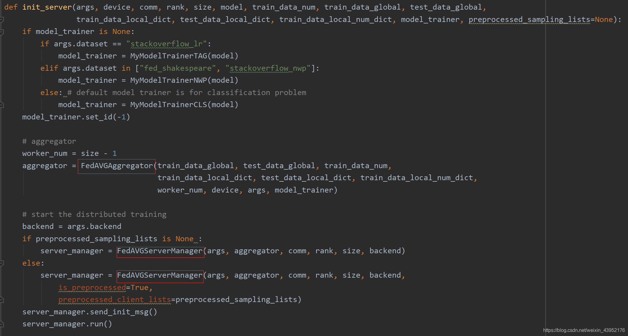 FedMl-master之FedAvg算法的api学习笔记_fedml: a research library and benchmark for federa-CSDN博客