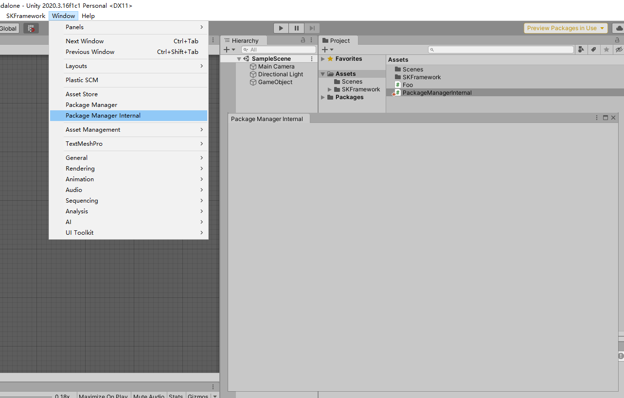 Unity 编辑器开发实战【Editor Window】- 构建公司内部的PackageManager_unity中如何将editorwindow面板显示在游戏内-CSDN博客